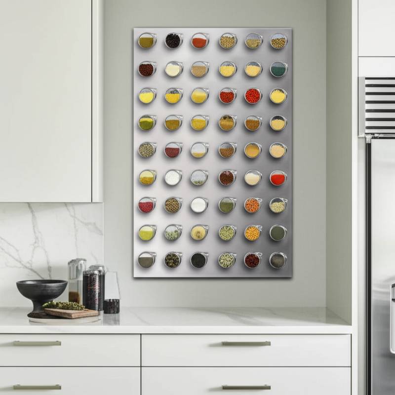 Magnetic Spice Walls: Organize Kitchen Chaos with Style | The Crown ...